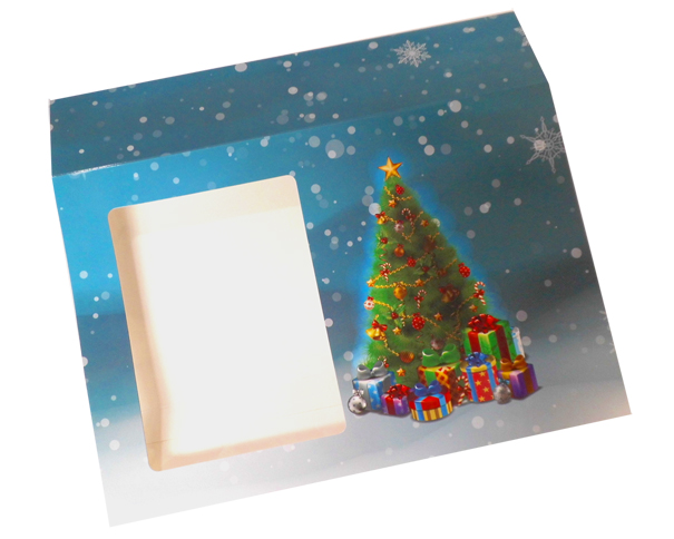 Sleeve with Window - 35x24x8cm (pk 10 Large) - CHRISTMAS TREE - www ...